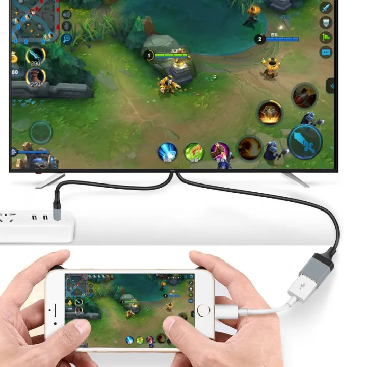 Universal HDMI Cable Phone to TV AndroidPhoneType-C 3 in 1 for ...