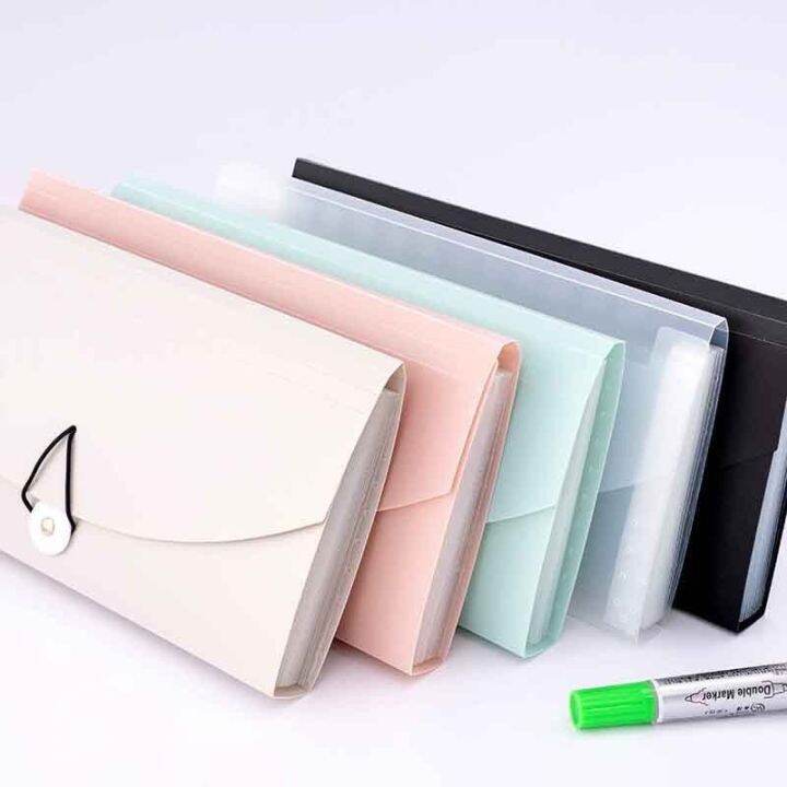 B6 Multi-layer organ bag folder Small portable mini multi-function ...