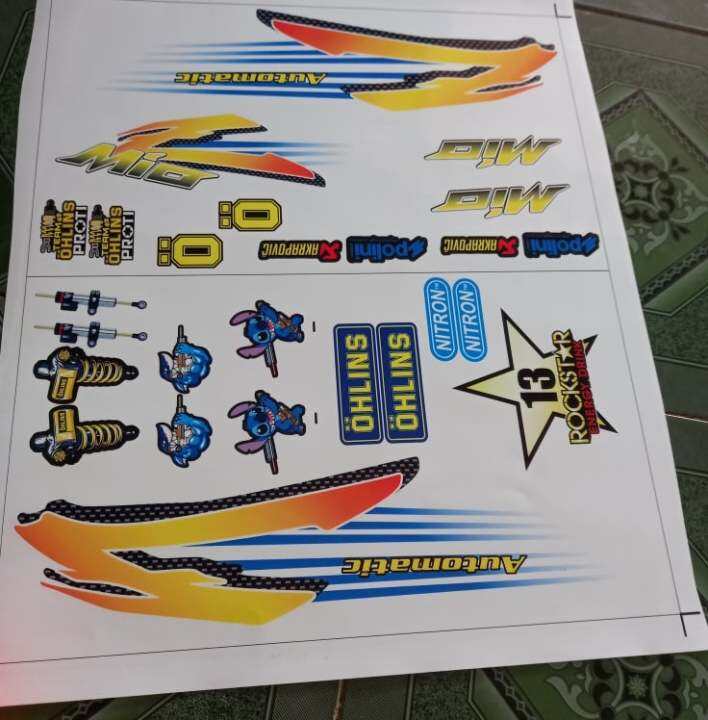 tem rời mio nhỏ chư Z vàng xe trắng | Lazada.vn