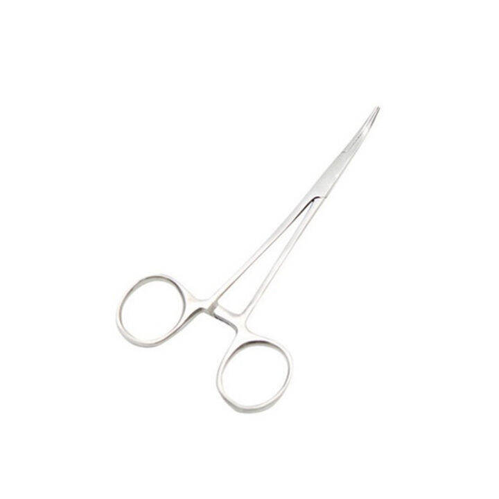 TGS 16/18cm Stainless Steel Curved Tip Forceps Professional Medical ...