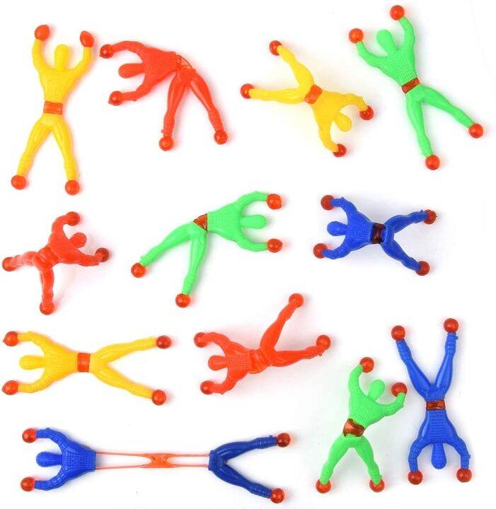 5 pcs Sticky Wall Climbers Climbing Man Rolling Men Creative Tricky ...