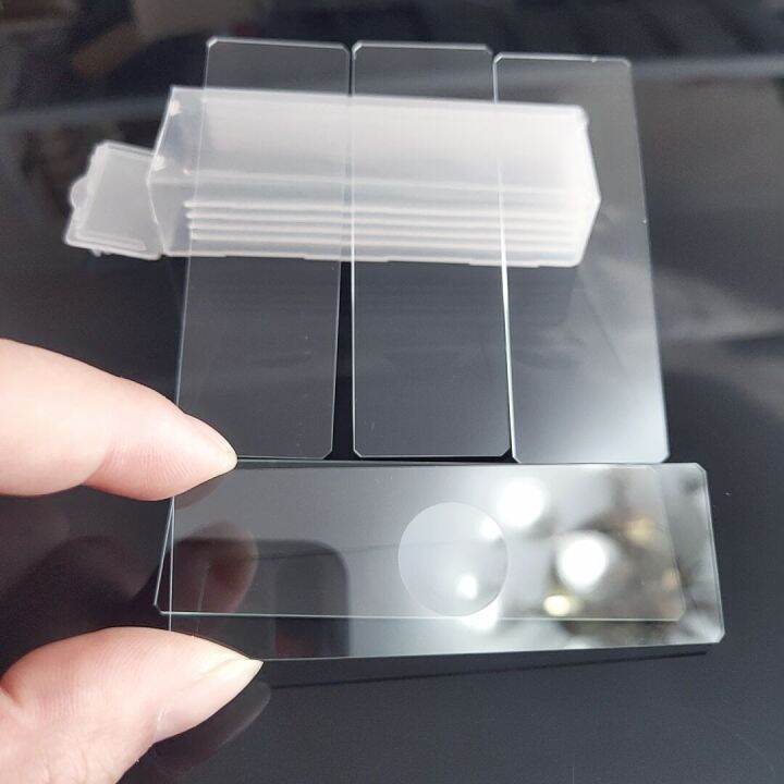 5pcs Glass Reusable Single Concave Microscope Blank Slides for Bio ...