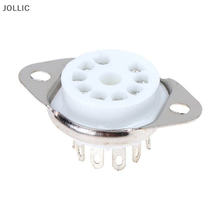 JOLLIC 9pin Ceramic tube sockets Valve Tube Base for 6DJ8 12AX7 ECC83 ...