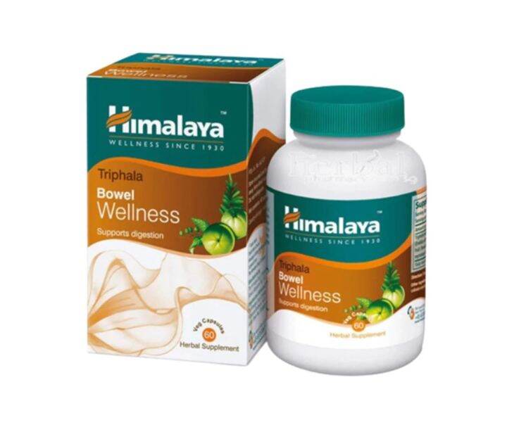 Himalaya Triphala Bowel Wellness (Supports Digestion) 60 Veg Capsules ...