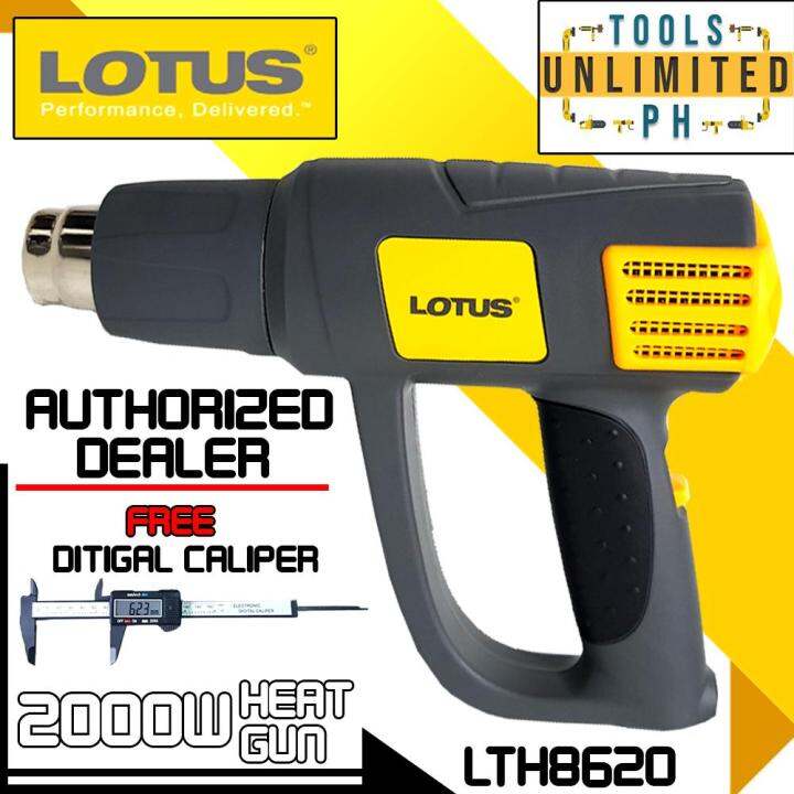 Lotus Heat Gun 2000W LTH8620 with Free Digital Caliper | Lazada PH
