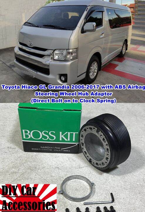 Boss kit Hub Adaptor for Toyota Hiace GL Grandia with SRS Airbag (2006 ...