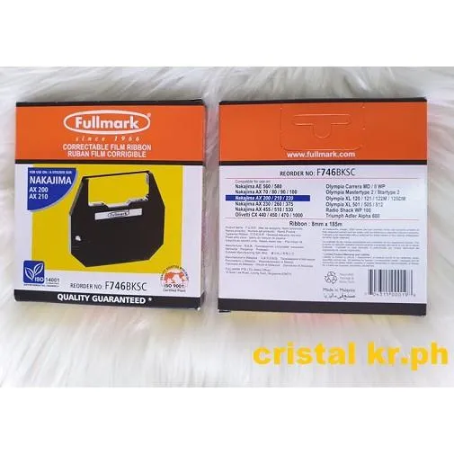 Compatible Correctable Film Ribbon Nakajima AX-210 AX200 | Lazada PH
