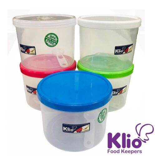 Klio KL-2012 FK Round Stack 900mL Food Keeper Large Rounded Container ...
