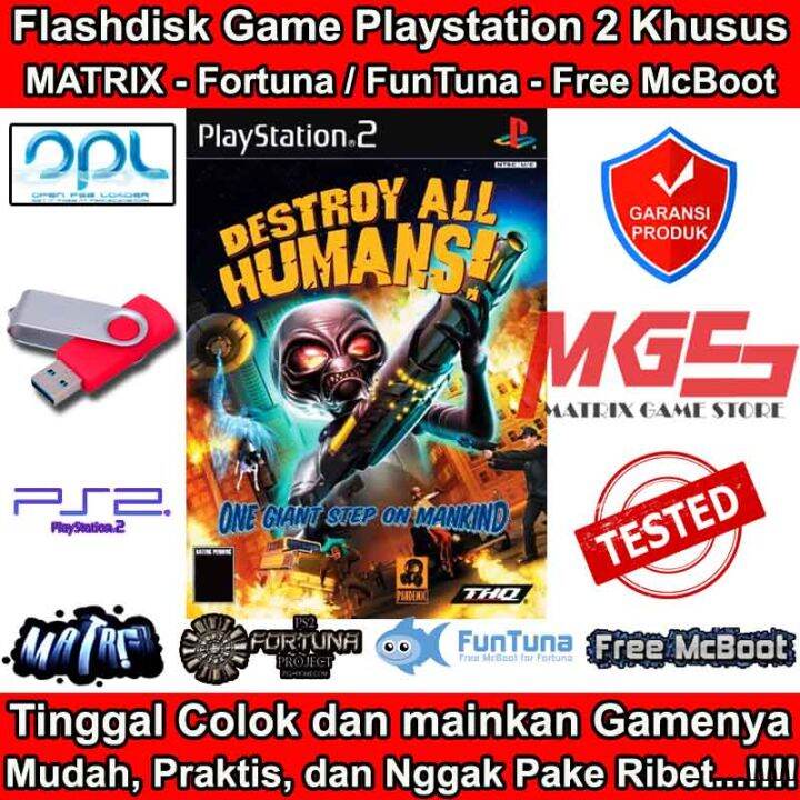 Flashdisk Game PS2 PS 2 Destroy All Humans 1 | Lazada Indonesia