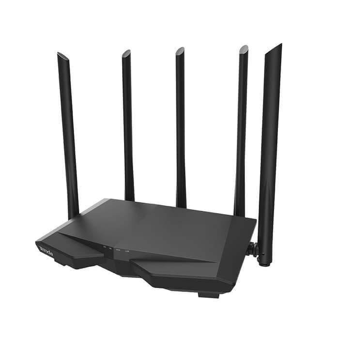 Tenda ac7 Router Wifi Wireless WiFi 1200Mbps 2.4 5.0GHz 5 Antena ...