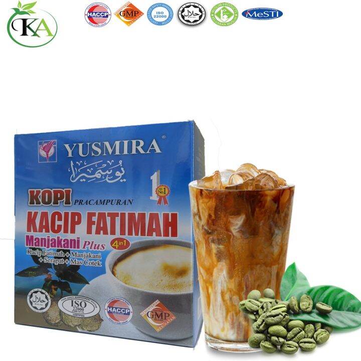 YUSMIRA KOPI KACIP FATIMAH TANPA GULA ORIGINAL 100% | Lazada