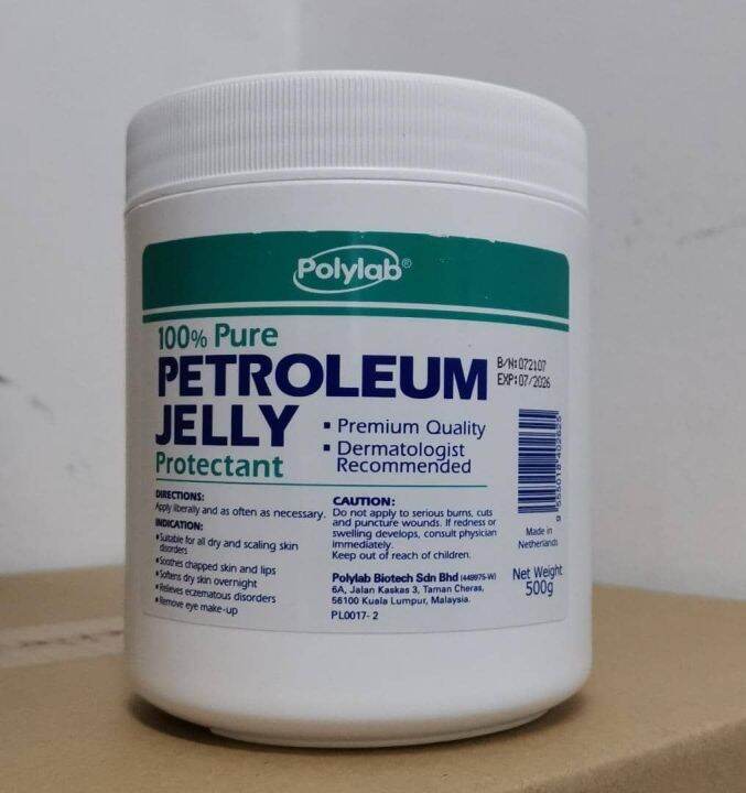POLYLAB PETROLEUM JELLY 500G[EXP-07/26] | Lazada