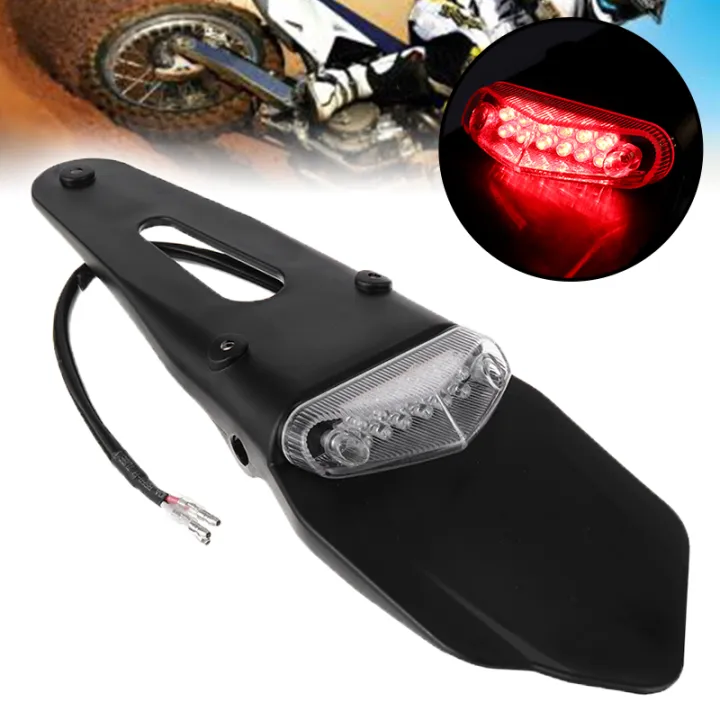 idealhere Enduro Universal Tail Tidy LED Rear Stop Tail Light Trail ...