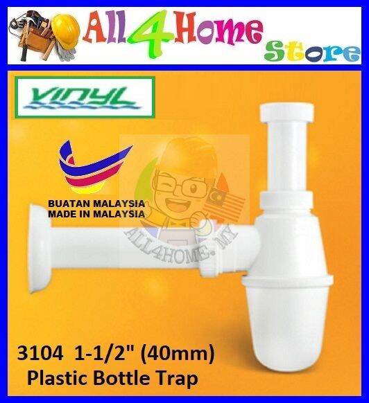 (TECHPLAS/ VINYL) Plastic Bottle Trap for Kitchen Sink or Basin | Lazada