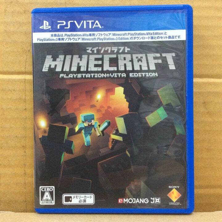ตลับแท้ [PS Vita] Minecraft - PlayStation Vita Edition (VCJS-10010 ...