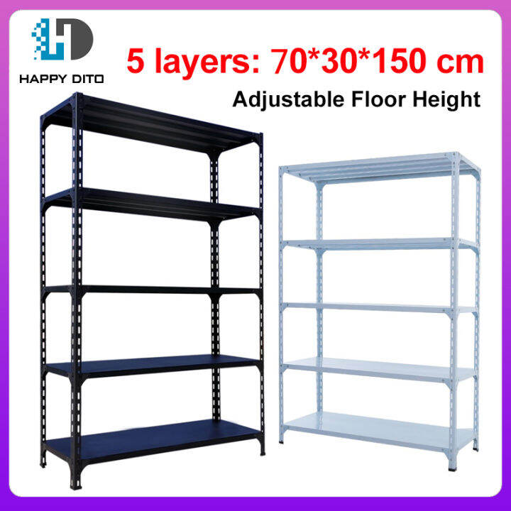 5 Tiers 4 Tiers Steel Shelf Metal Rack Cold-rolled Steel Layer Shelving ...