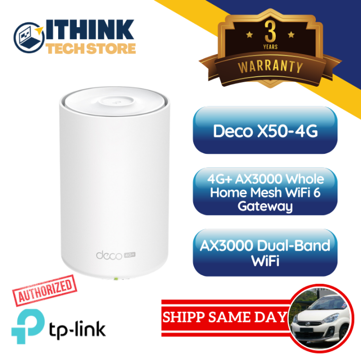 Deco X50-4G | 4G+ AX3000 Whole Home Mesh WiFi 6 Gateway | Lazada Deco X50-4G | 4G+ AX3000 Whole Home Mesh WiFi 6 Gateway | Lazada