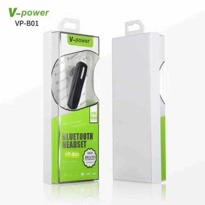 V-power Bluetooth Headset VP-B01 -Smooth A2DP stereo Music PLAY. | Lazada PH