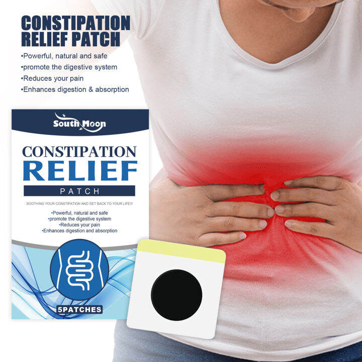 5pcs Stomach Pain Relief Plaster Fast Acting Relaxing Massage Stickers ...