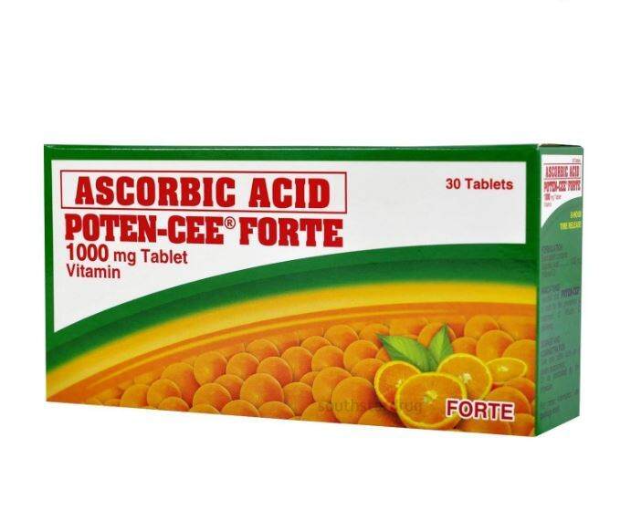 Potencee Forte 1000mg 30 Tablets (Ascorbic Acd) | Lazada PH