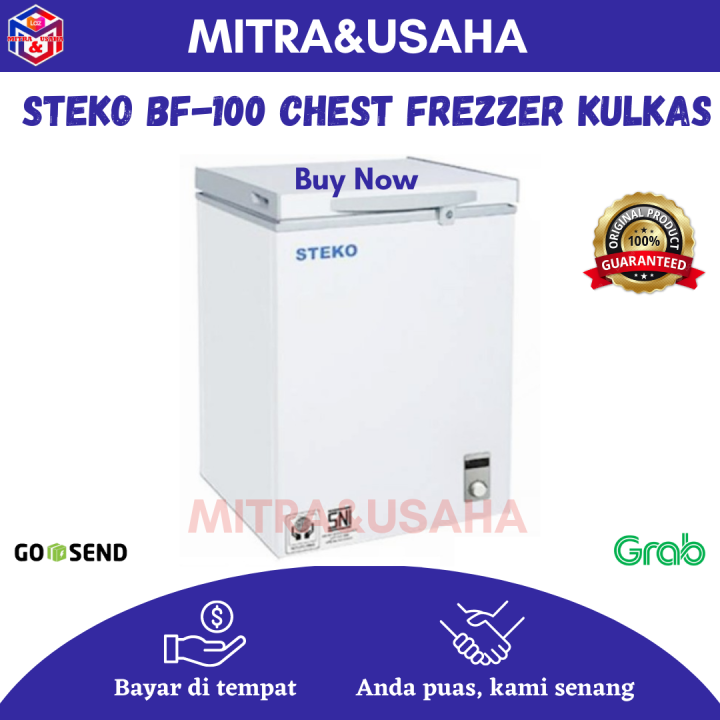 FREEZER BOX DAGING STEKO BF-100 CHEST FREZZER KULKAS DAGING ES BATU ...