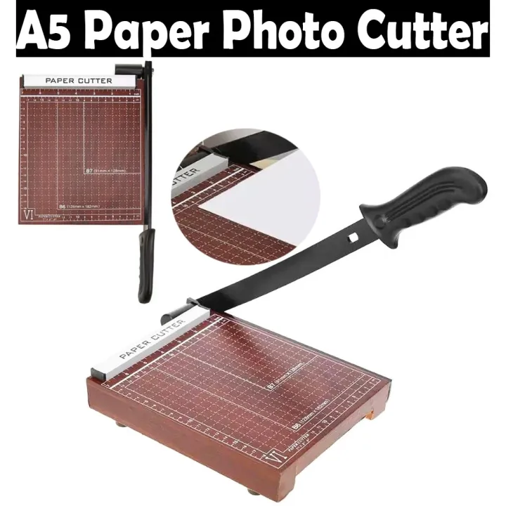 A5 and A4 Paper Photo Cutter Guillotine cutting machine Trimmer Wood ...