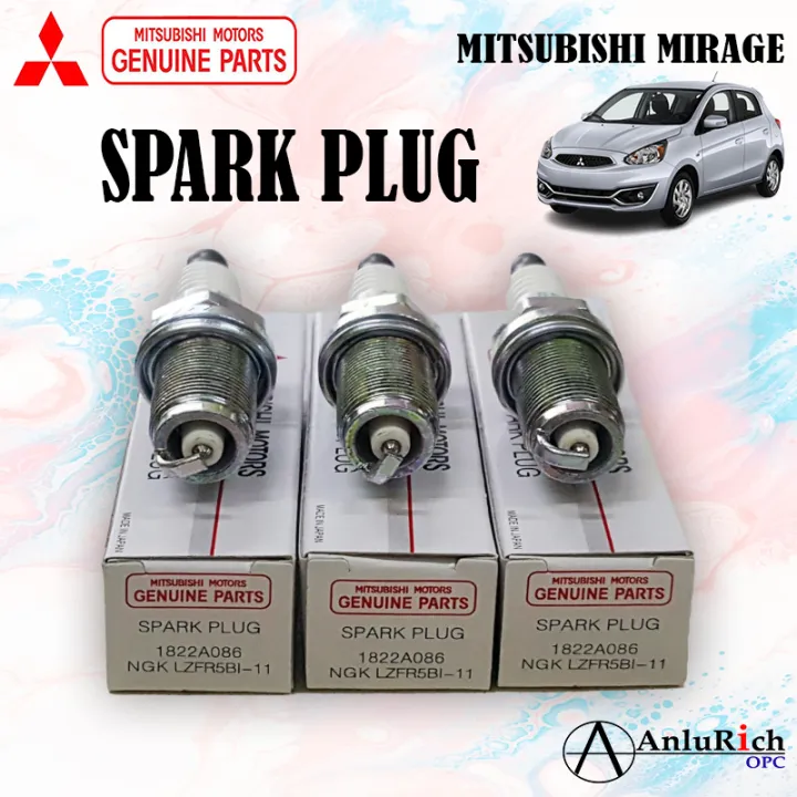 Mitsubishi Genuine Iridium Spark Plug for Mitsubishi Mirage 1822A086 ...