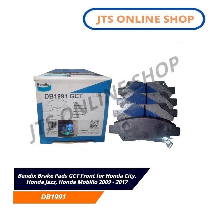Bendix Brake Pads DB1991 GCT Front for Honda City, Honda Jazz, Honda Mobilio 2009 - 2017 | Lazada PH