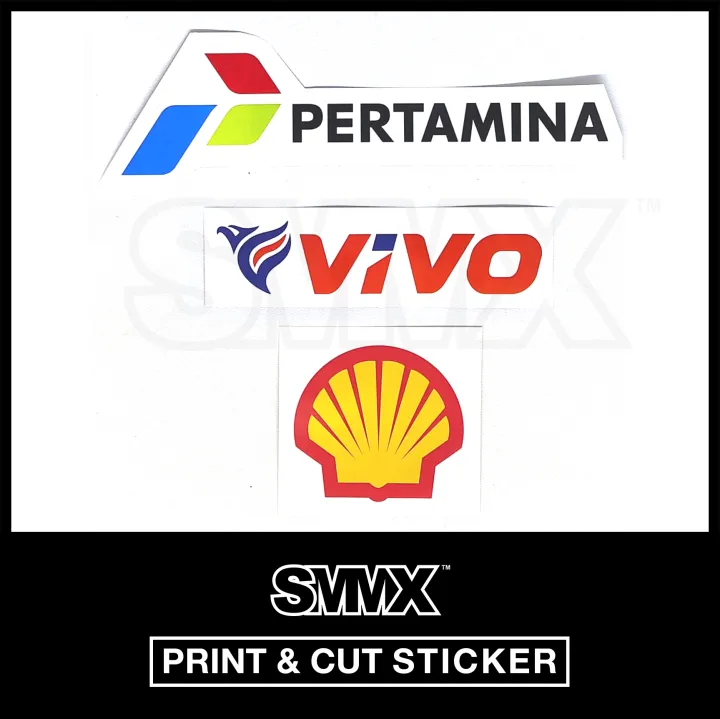 Sticker stiker SPBU Logo Pertamina Vivo Shell | Lazada Indonesia