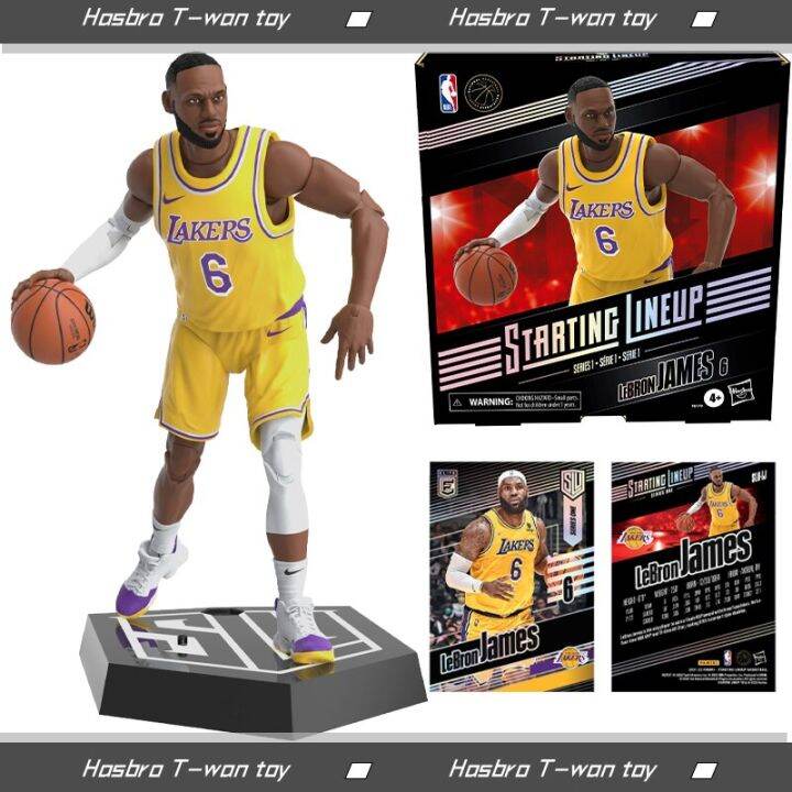 【Authentic Authorization】Hasbro Starting Lineup Series 1 Lebron James 6 ...