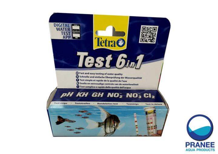 Tetra test 6in1 ชุดทดสอบค่าน้ำ 6 ชนิด | Lazada.co.th