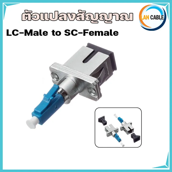 หัว LC ตัวผู้ / SC Connector Adapter (Fiber oftic) | Lazada.co.th