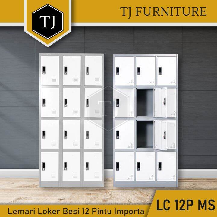 Importa Loker Besi / Lemari Arsip / Locker Kantor Besi 12 Pintu / Steel ...