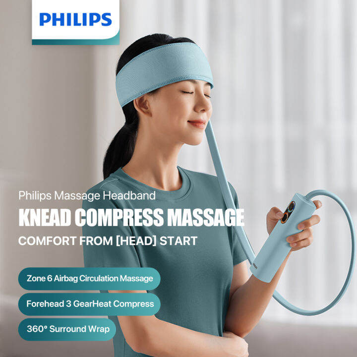 Philips Head Massager Airbag Press Massage Massage Headband Wireless ...