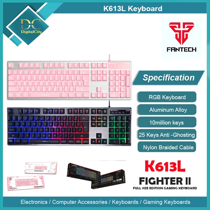DIGITAL FANTECH K613L Fighter II Full Size Edition Gaming Keyboard | Lazada PH
