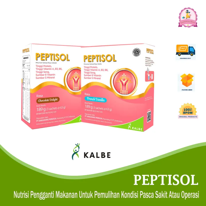 PEPTISOL - Vanilla Dan Coklat - Susu Nutrisi Untuk Pemulihan Pasca ...