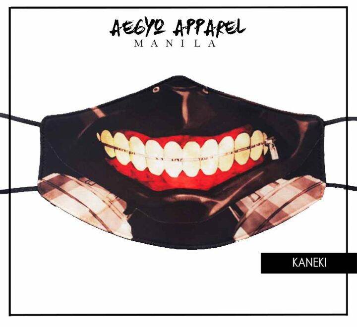 Tokyo Ghoul Kaneki Washable Face Mask | Aegyo | Lazada PH