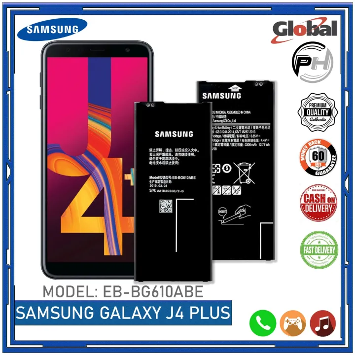 Original Samsung Galaxy J4 Plus Battery Original | Model: EB-BG610ABE ...