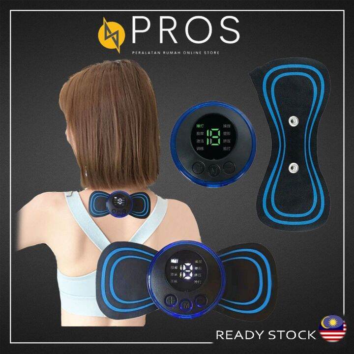 PROS EMS Smart Shoulder And Neck Massage Stickers Portable Meridian ...