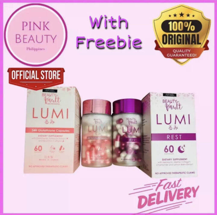 LUMI CAPSULE: 24H Glutathione and Lumi Rest 60 capsules | Lazada PH