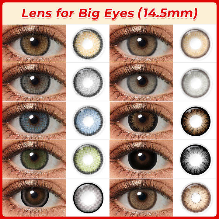 [Ship From🇲🇾&COD ] Magister 1Pair(2Pcs) Contact Lens 14.5mm Big Eyes ...