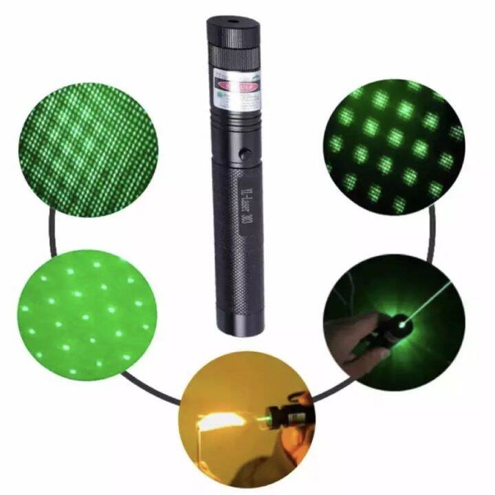 Senter Jarak Jauh Presentasi Rechargeable Green Laser Pointer 303 ...