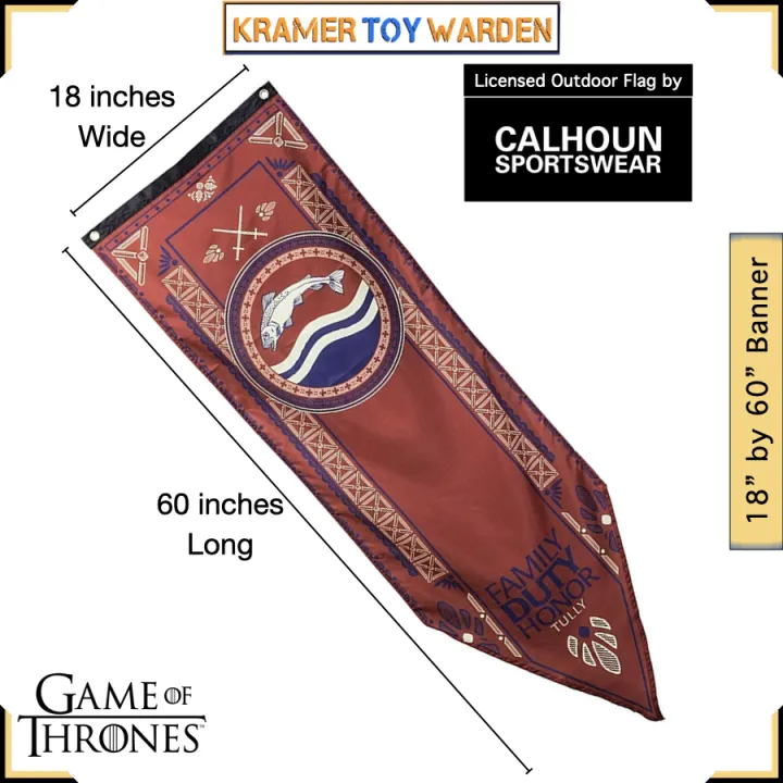 Game of Thrones Tully Tournament Banner - Authentic | Lazada PH