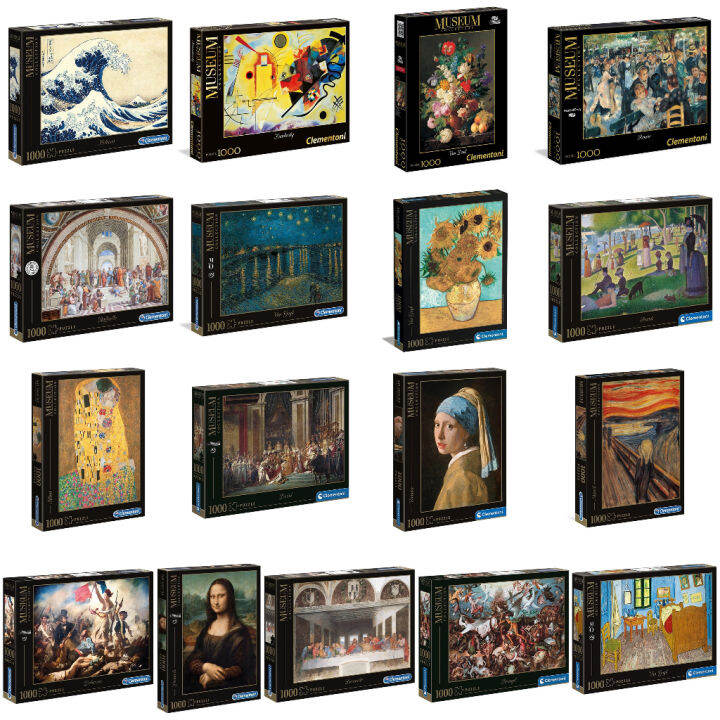[สินค้าพรีออเดอร์] Clementoni Museum Collection jigsaw puzzle จิ๊กซอว์ ...