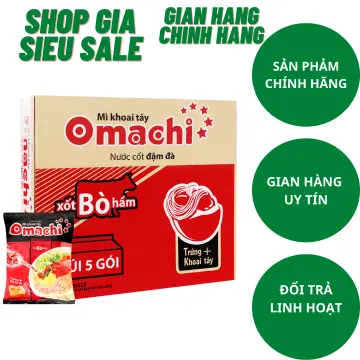 Tìm hiểu về thùng mì omachi bò hầm sốt vang để trổ tài nấu ăn ngon
