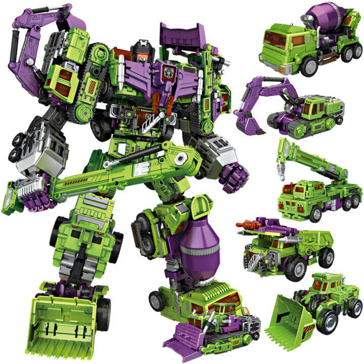 NBK TF Engineering Devastator GT 6in1 Transformable Robot Autobot Robot Oversize Figure | Lazada PH