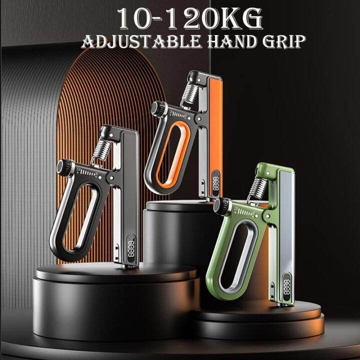 Chito8 10-120KG Digital Hand Gripper with Counter Timer Adjustable ...