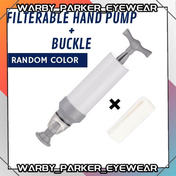 (Hand Pump + Buckle) Food Vacuum Sealer Storage Saver Hand Pump Kitchen ...