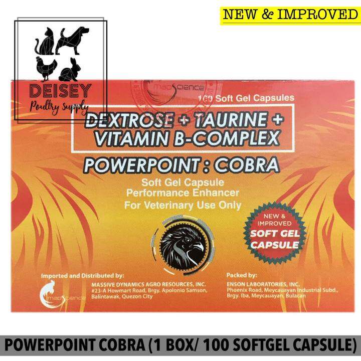 POWERPOINT: COBRA NEW & IMPROVED FORMULA (1 BOX/ 100 SOFTGEL CAPSULES ...