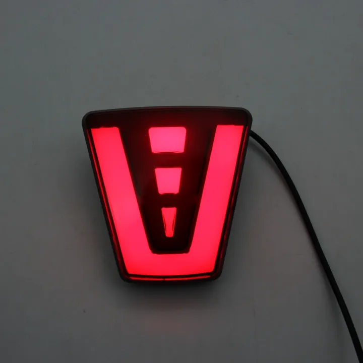 Universal V-shaped LED pilot light car modified high-bright brake light ...